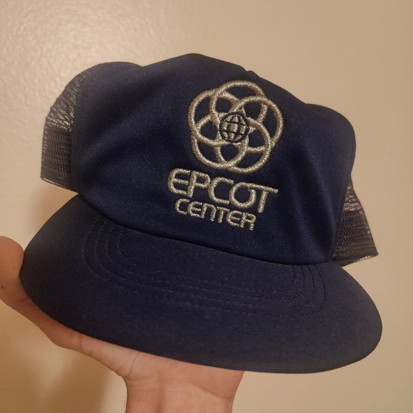 Disney | Accessories | Vintage Epcot Center Trucker Hat | Poshmark